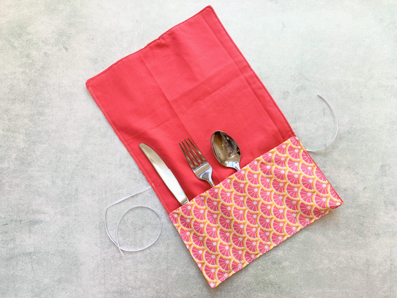 How To Make A Cutlery Roll - Perfect For Picnics!
