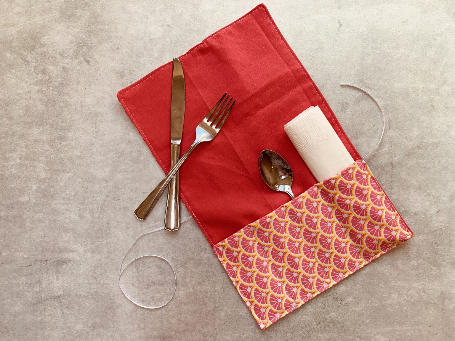 How To Make A Cutlery Roll - Perfect For Picnics!