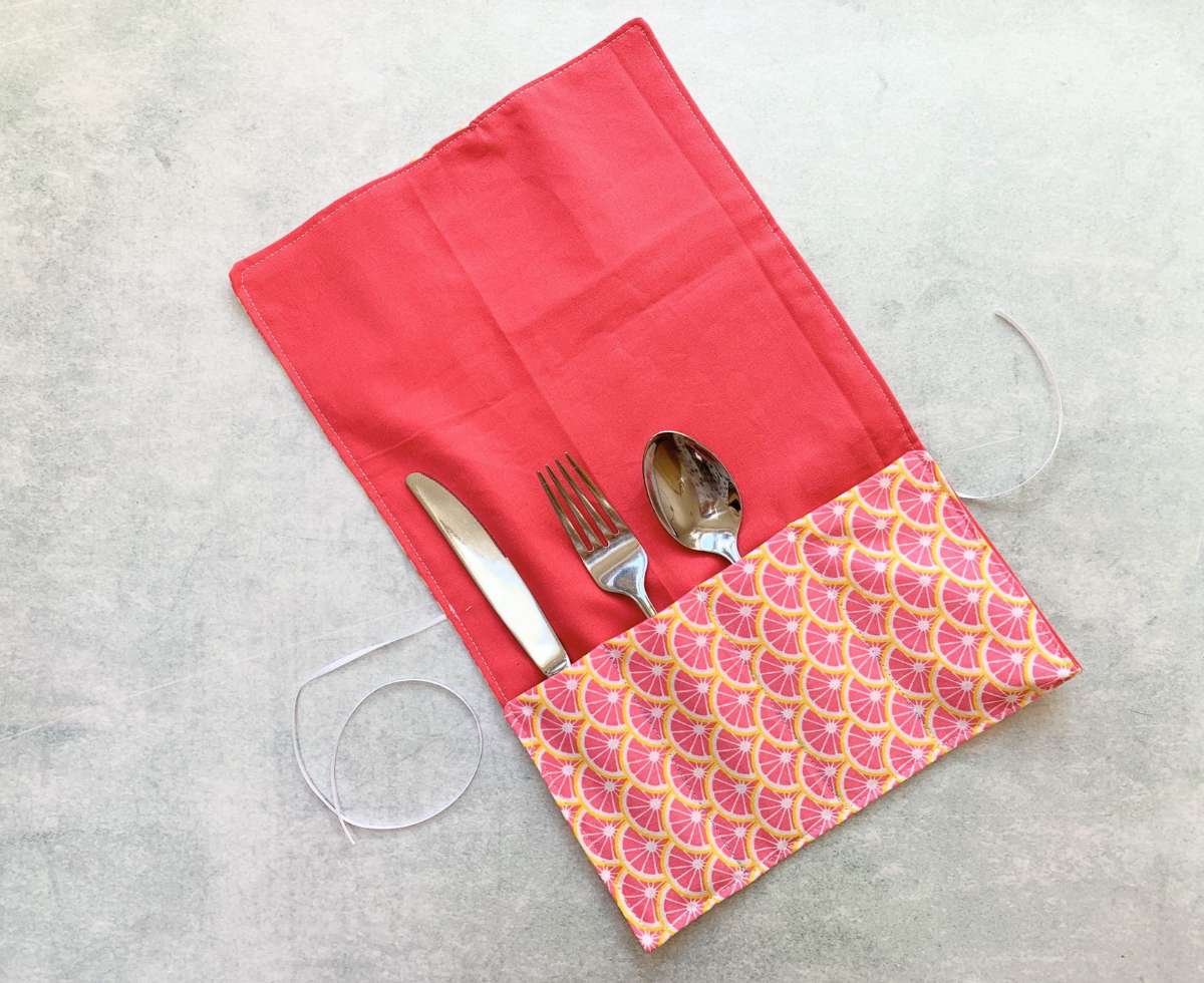 How To Make A Cutlery Roll - Perfect For Picnics!