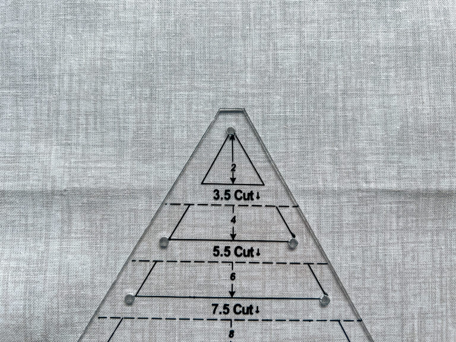 How To Use A Triangle Quilting Ruler