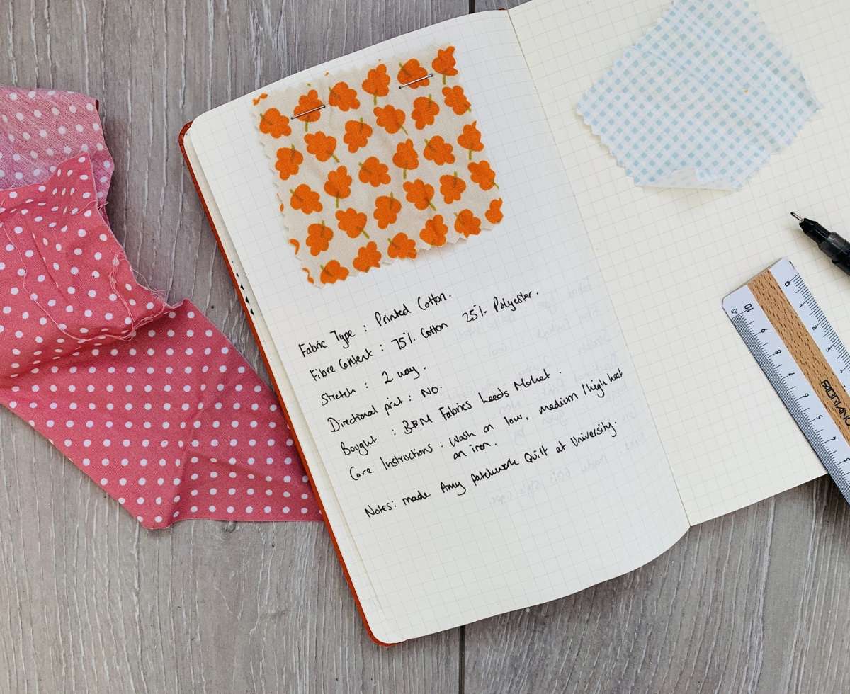 How To Make A Fabric Swatch Book