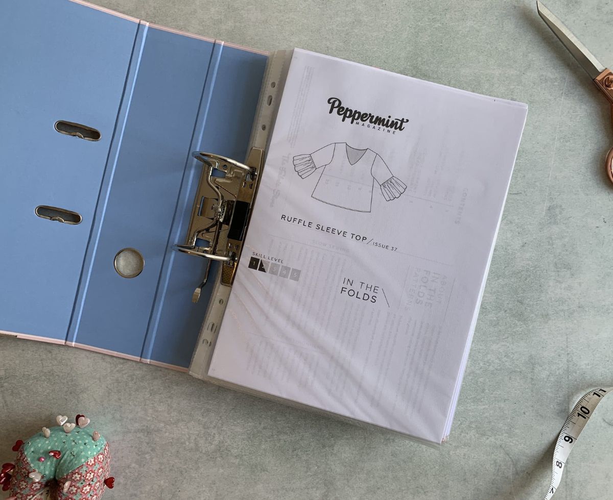 6 Ways To Organize Sewing Patterns