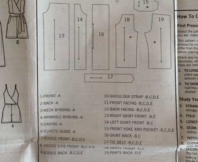How To Read Sewing Patterns