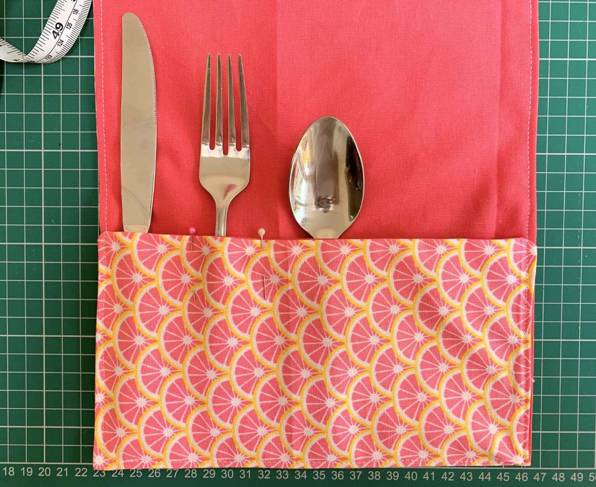 How To Make A Cutlery Roll - Perfect For Picnics!